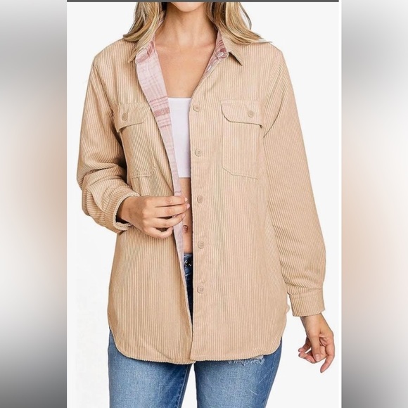 ISLA BOUTIQUE | Jackets & Coats | New Love Tree 2in Reversible Plaid ...